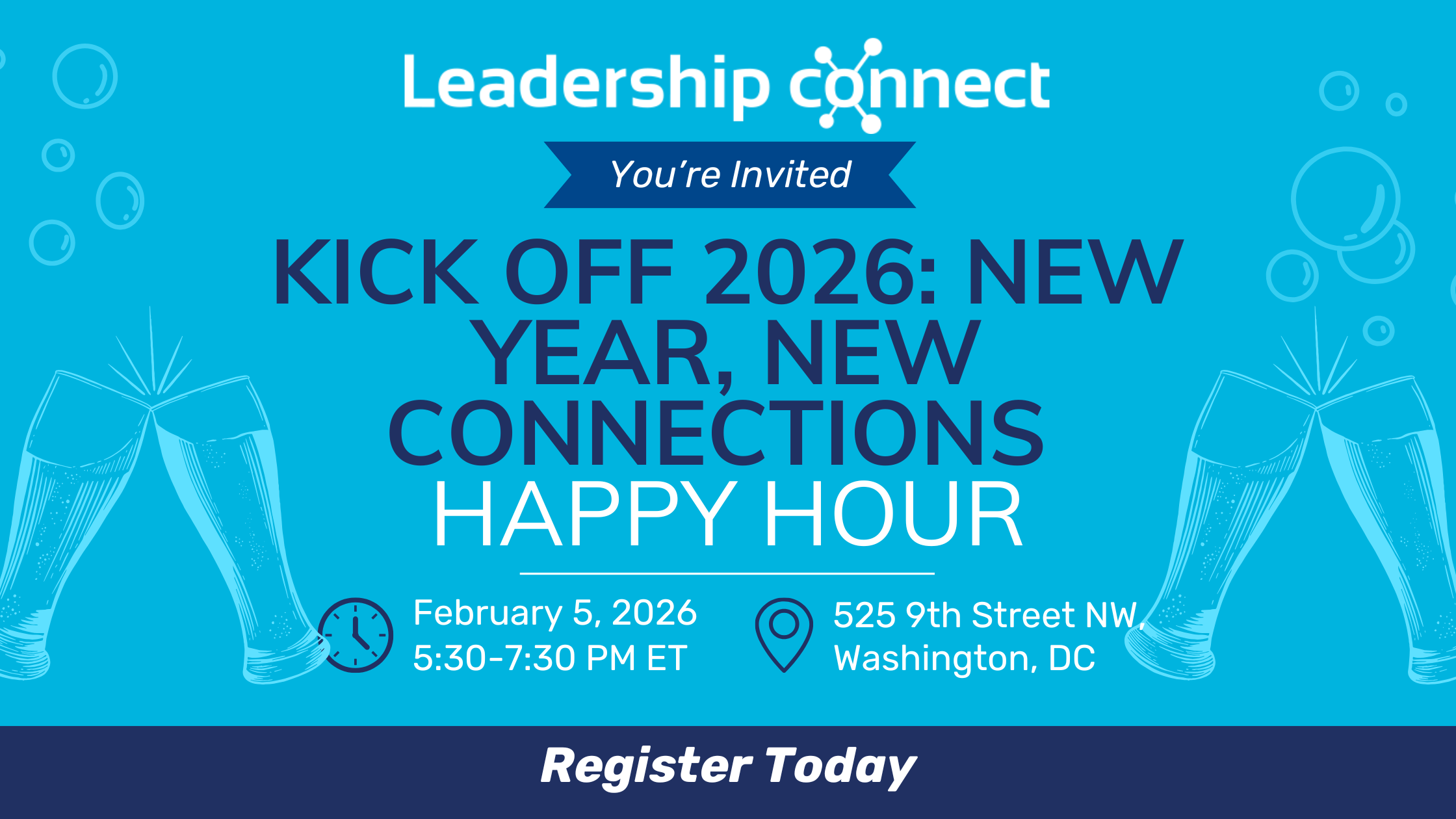 Leadership Connect's Kick Off 2026: New Year, New Connections Happy Hour