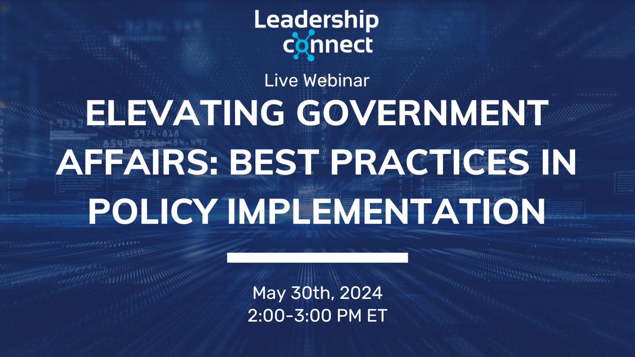 Elevating Government Affairs: Best Practices in Policy Implementation